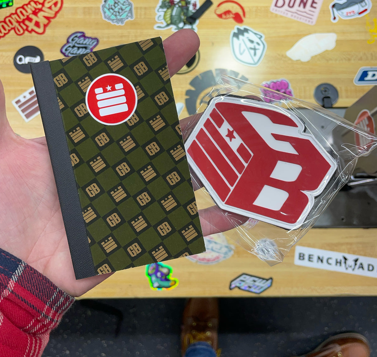 Notebook and Patch Set – Garage Built Gear