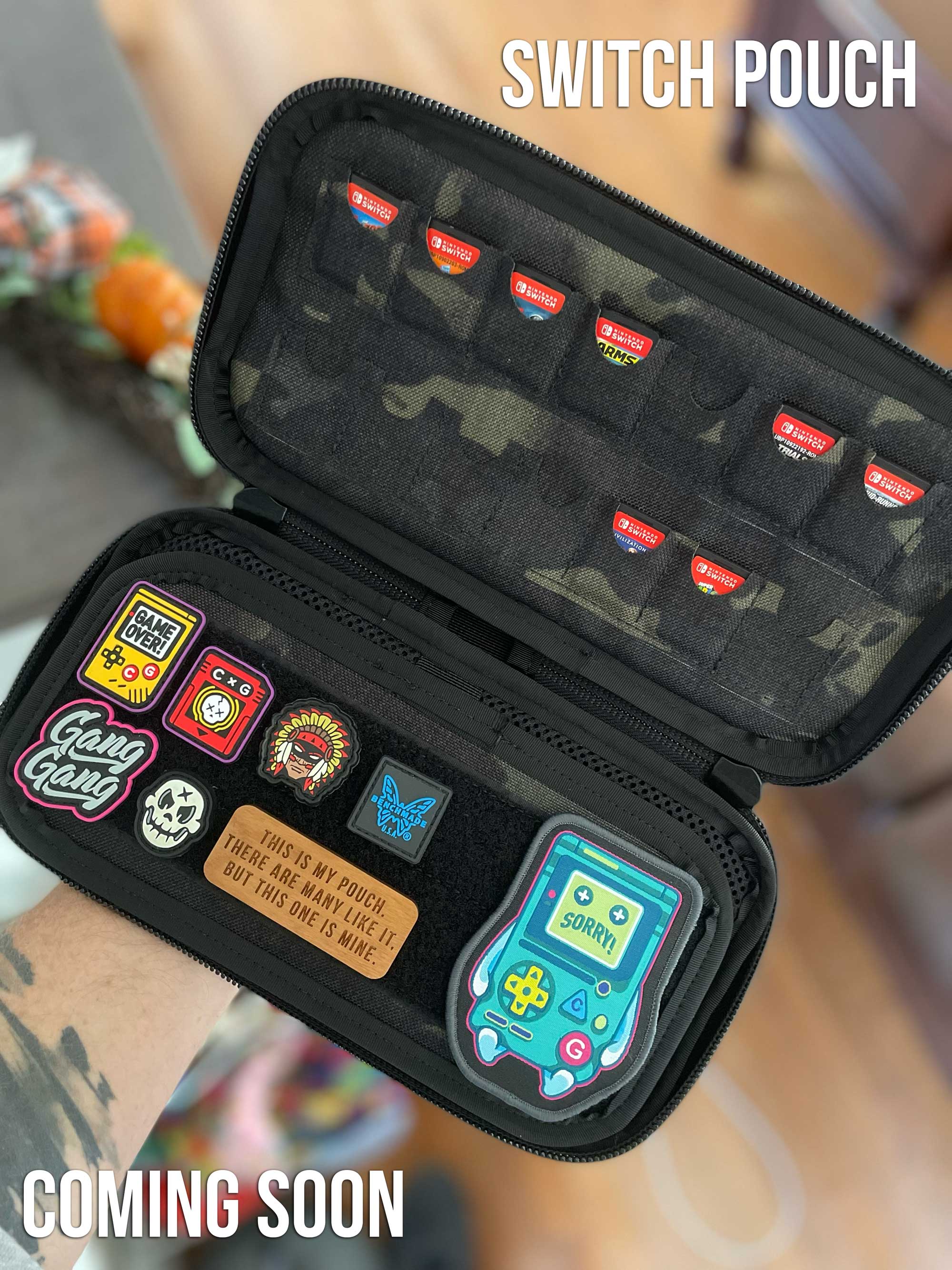 Multicam Black Switch Pouch – Garage Built Gear