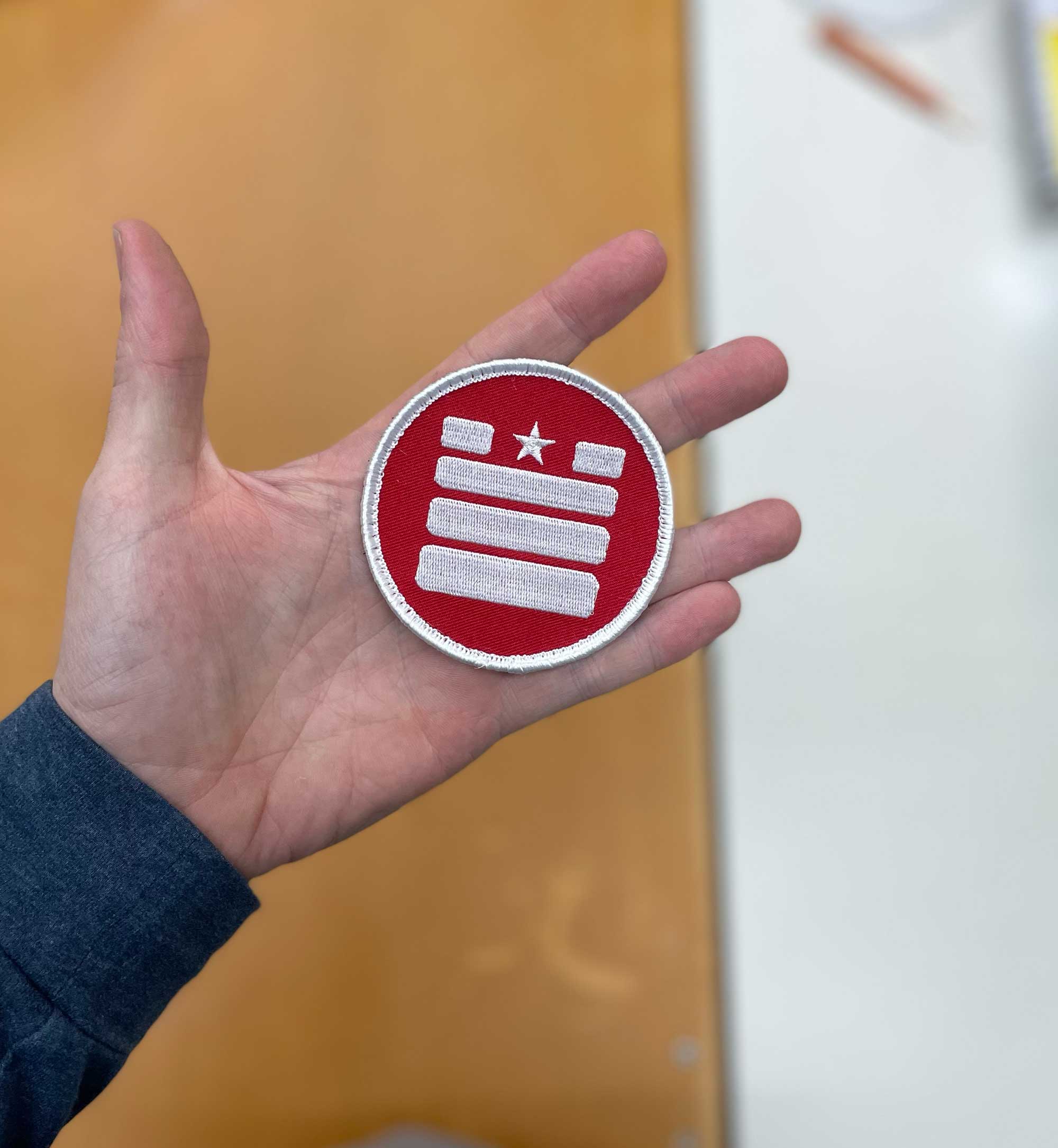 GBG Large Embroidered Logo Patch – Garage Built Gear