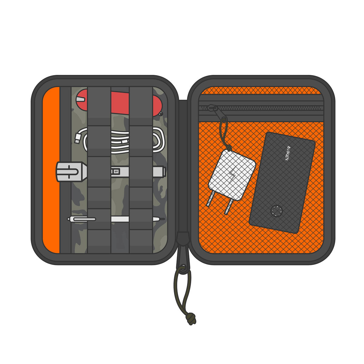 Tech Organizer Pouch – Garage Built Gear