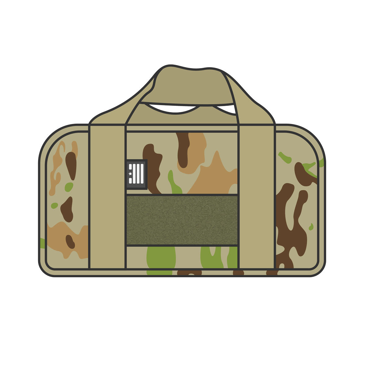 Small Multicam Black Range Bag – Garage Built Gear