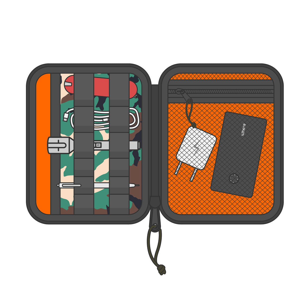 Tech Organizer Pouch – Garage Built Gear